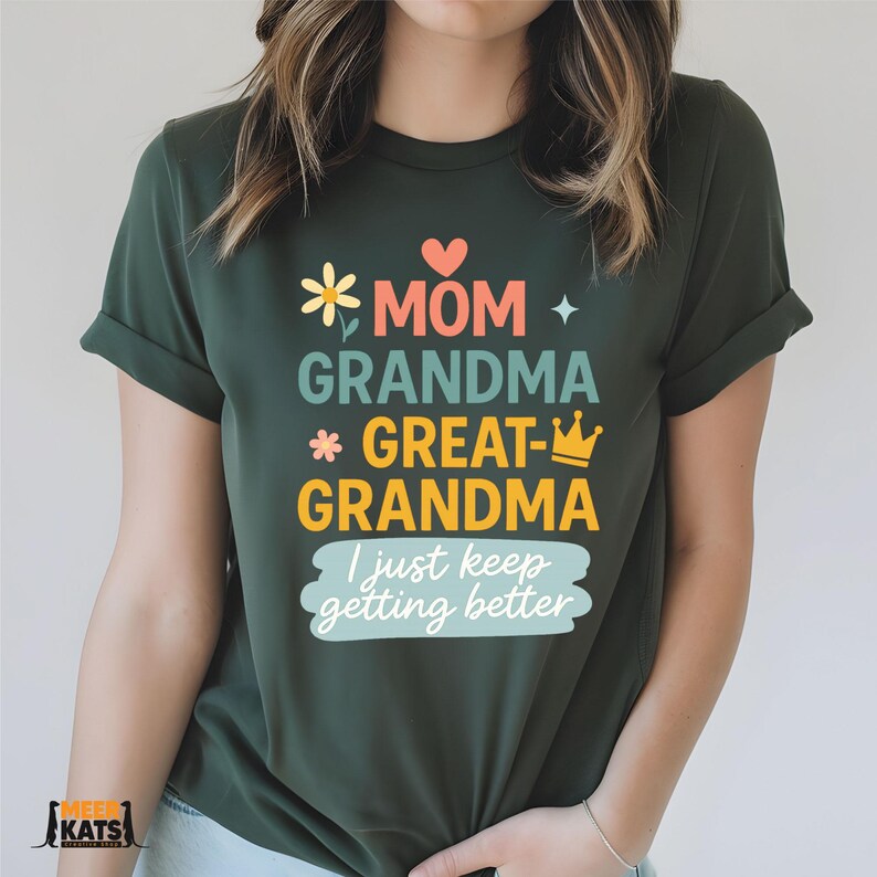 Mom Grandma Great-grandma PNG, Generations Quote Digital Download - Etsy
