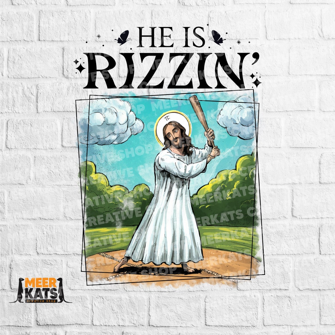 He is Rizzin Svg, Funny Easter Jesus Svg, Baseball Svg, Christian Svg ...