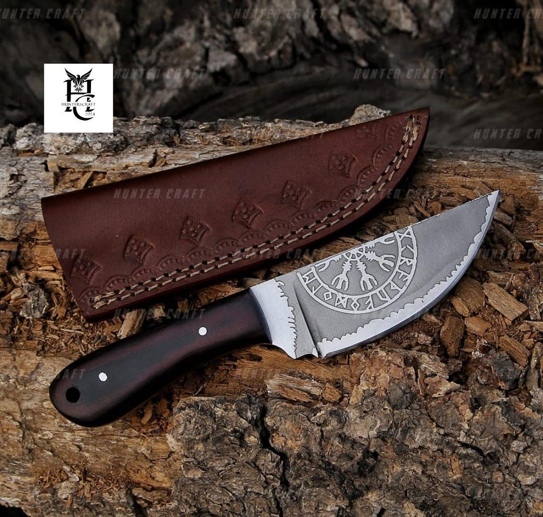 Vegvisir Viking Hunting Knife, Great Viking Knife, Best Birthday Gift ...
