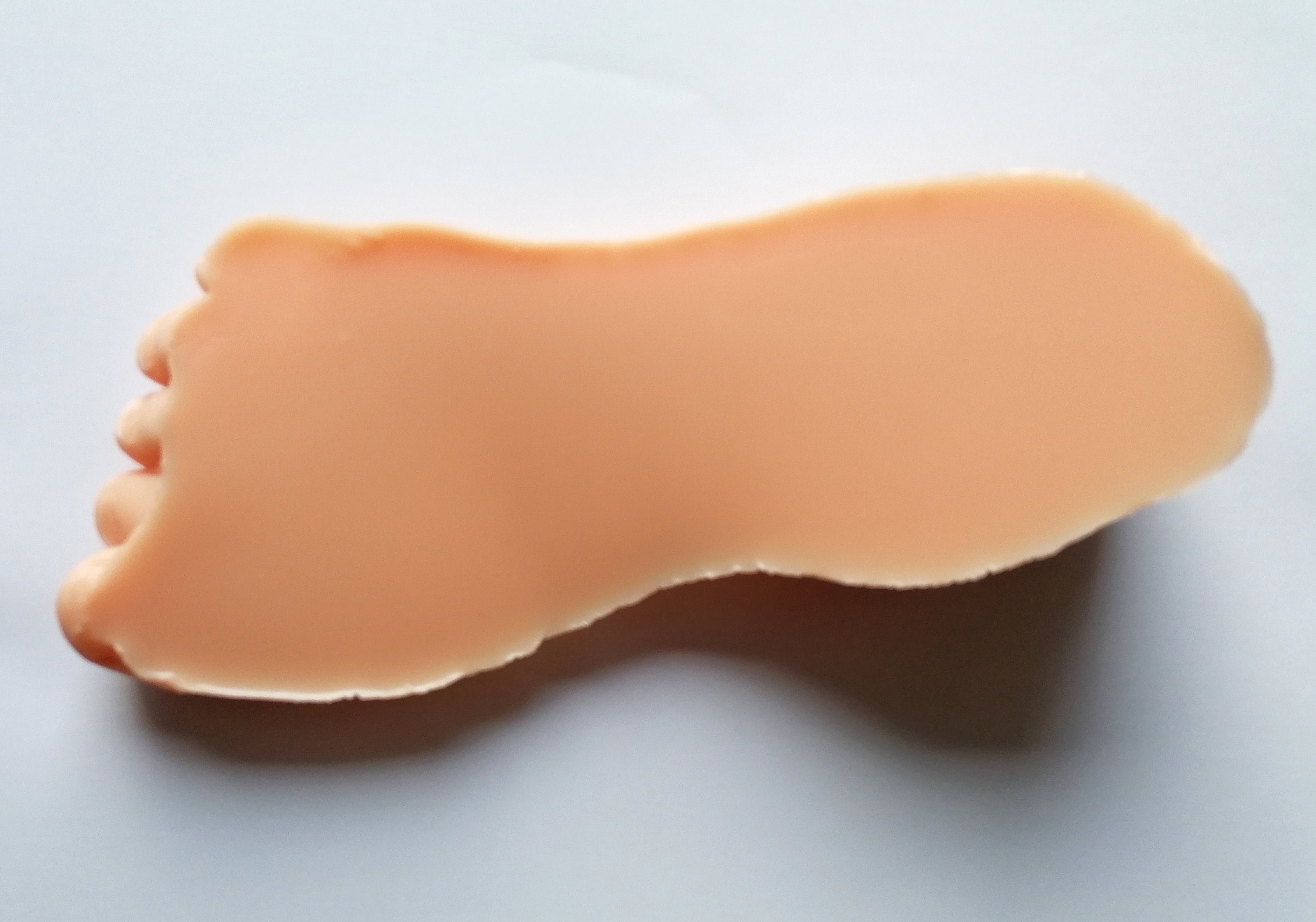 Silicone Foot Sole: Life Cast From Young Female, Right Foot - Etsy