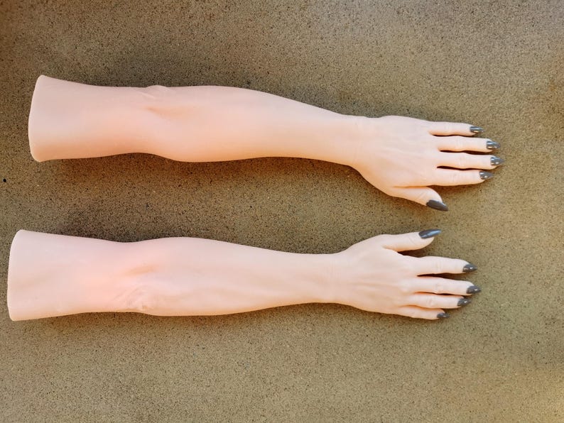 Silicone Female Hands. Life Cast, Soft Rubber. Hollow! - Etsy