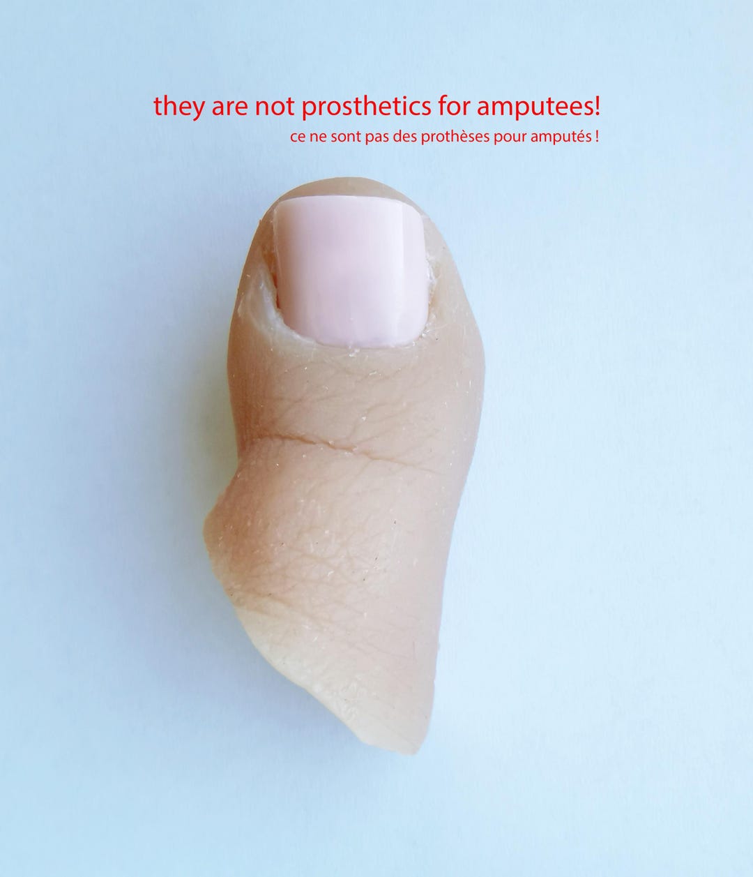 Realistic Silicone Prop Toes With Fake Nails. All Full Filled With ...