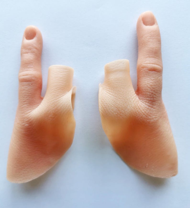 Realistic Silicone Sixth Finger Prop: Handmade SFX Cosplay Accessory - Etsy