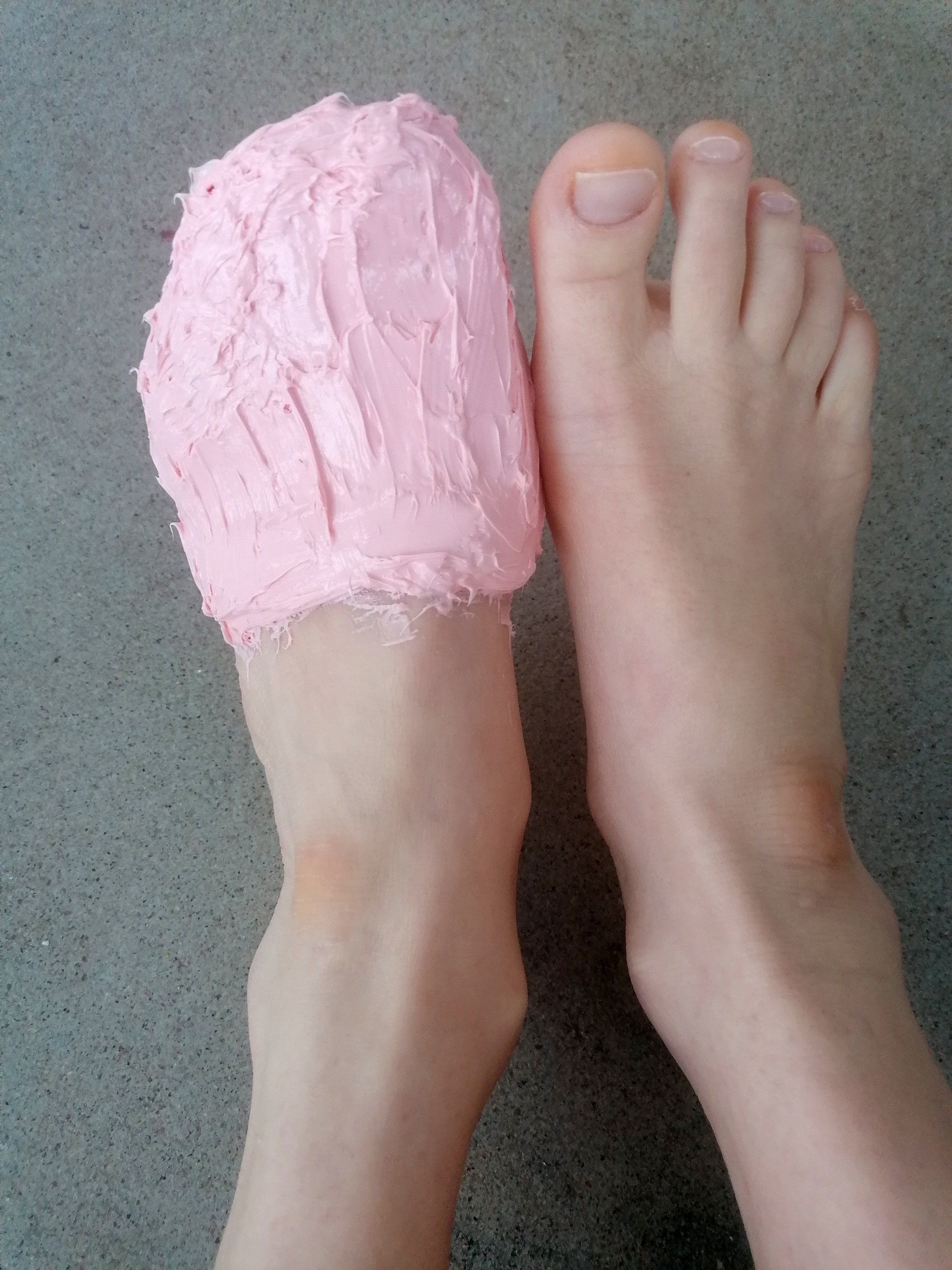 Silicone Feet, Fake Soft Rubber Silicone Foot Toes, Half Foot. Life ...