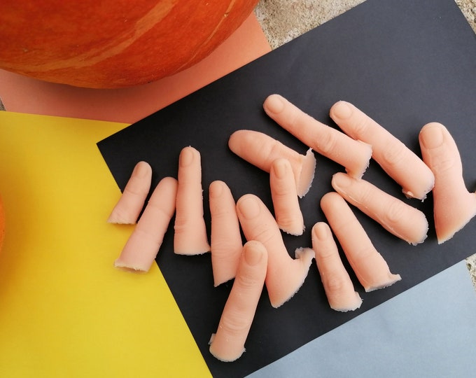 Severed Realistic Silicone Finger, Unpainted Realistic Finger Prop - Etsy