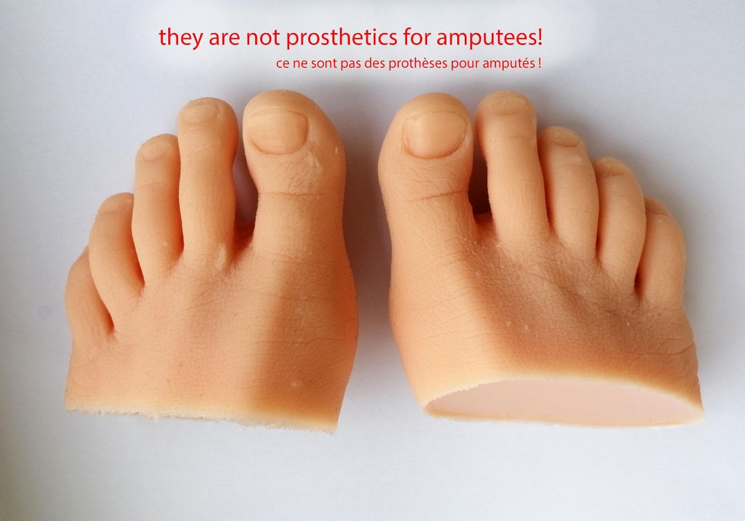 Silicone Half Foot : Life Cast, Size 6 - Handmade in Latvia - Etsy