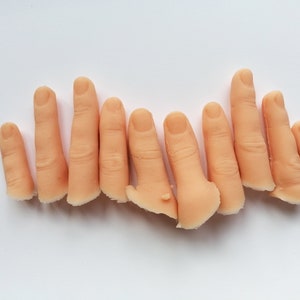 Realistic Silicone Finger: Handmade Prank Prop - Etsy