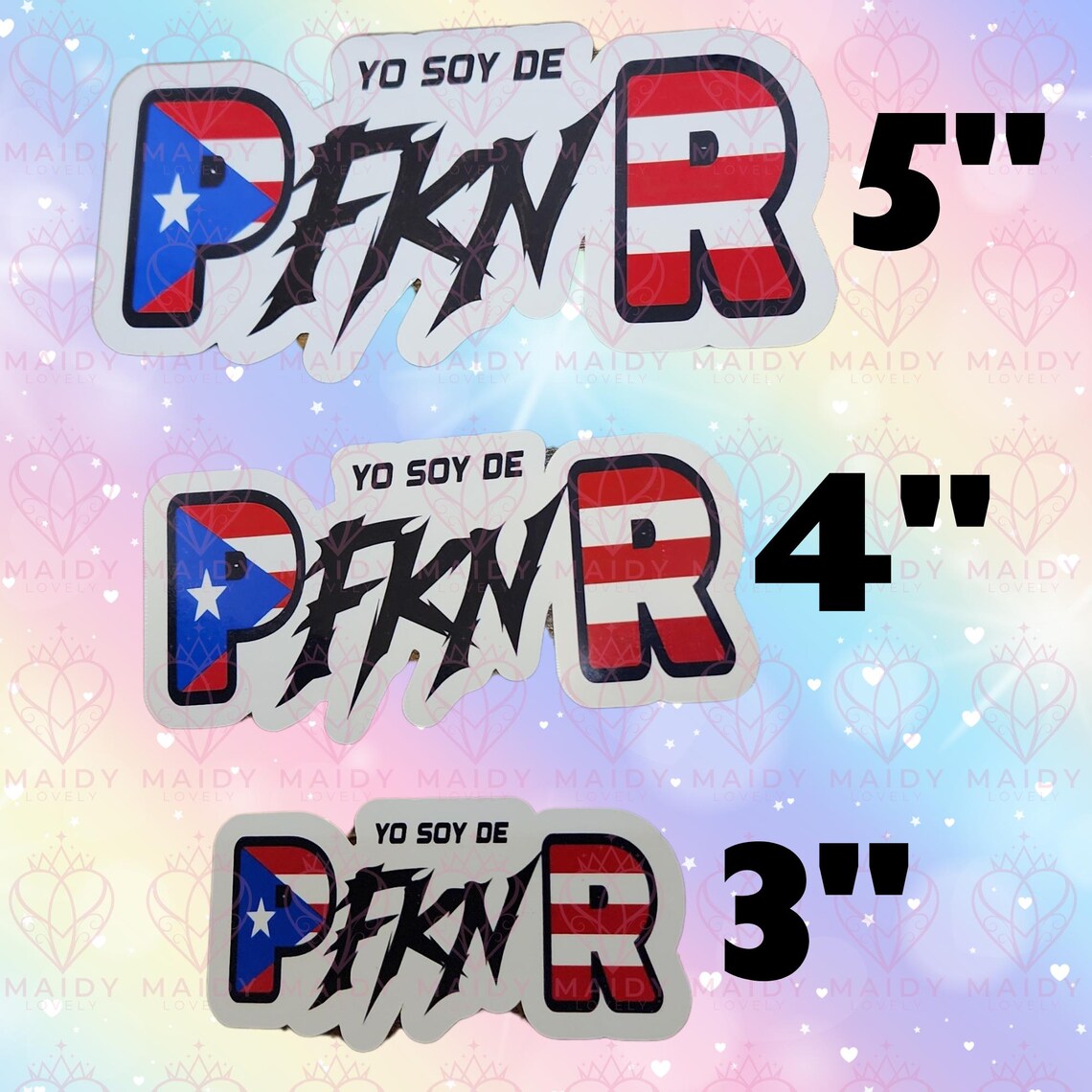 Sticker yo Soy De Pfknr i'm From i Love My - Etsy