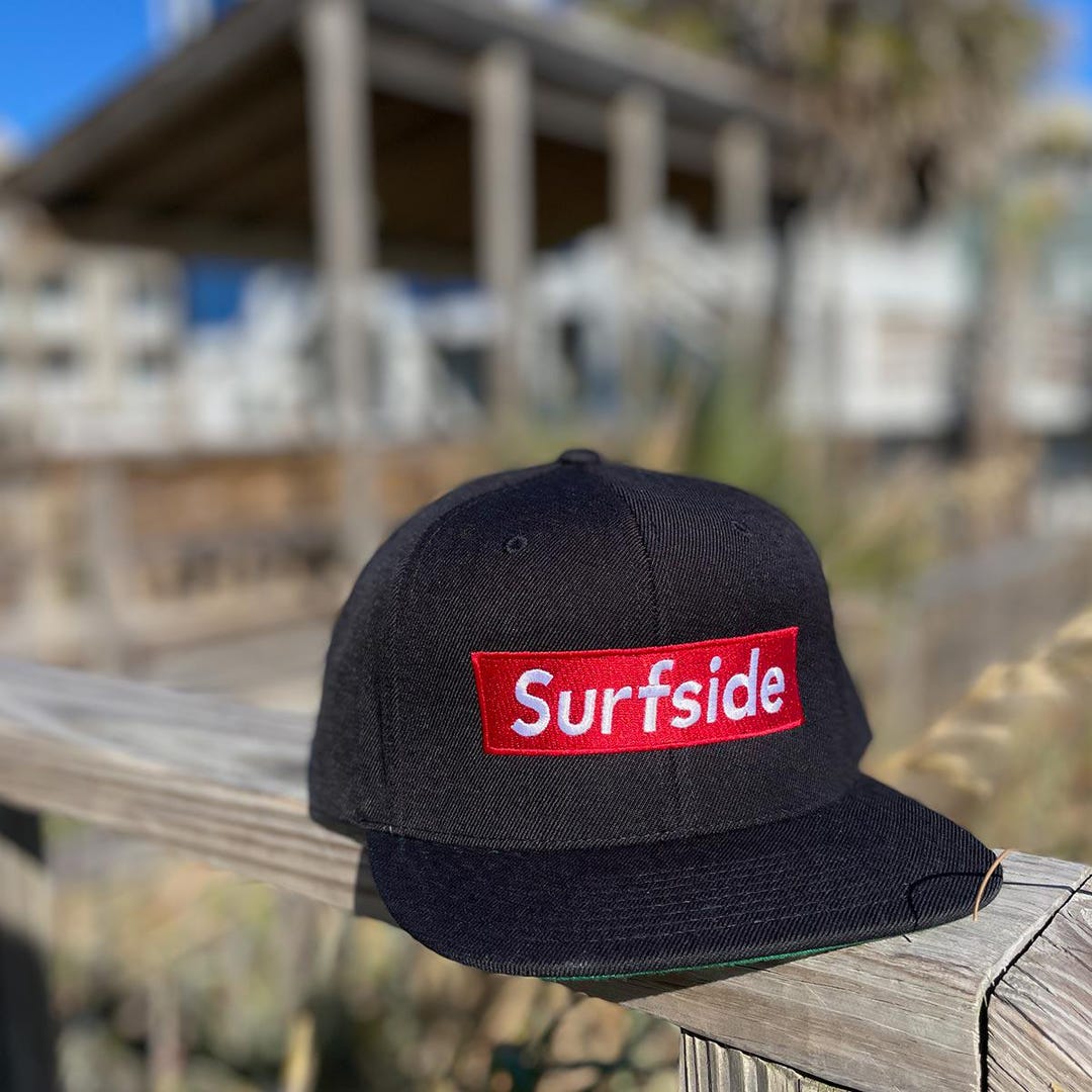 Surfside Snapback Baseball Hat Surfside Beach - Etsy