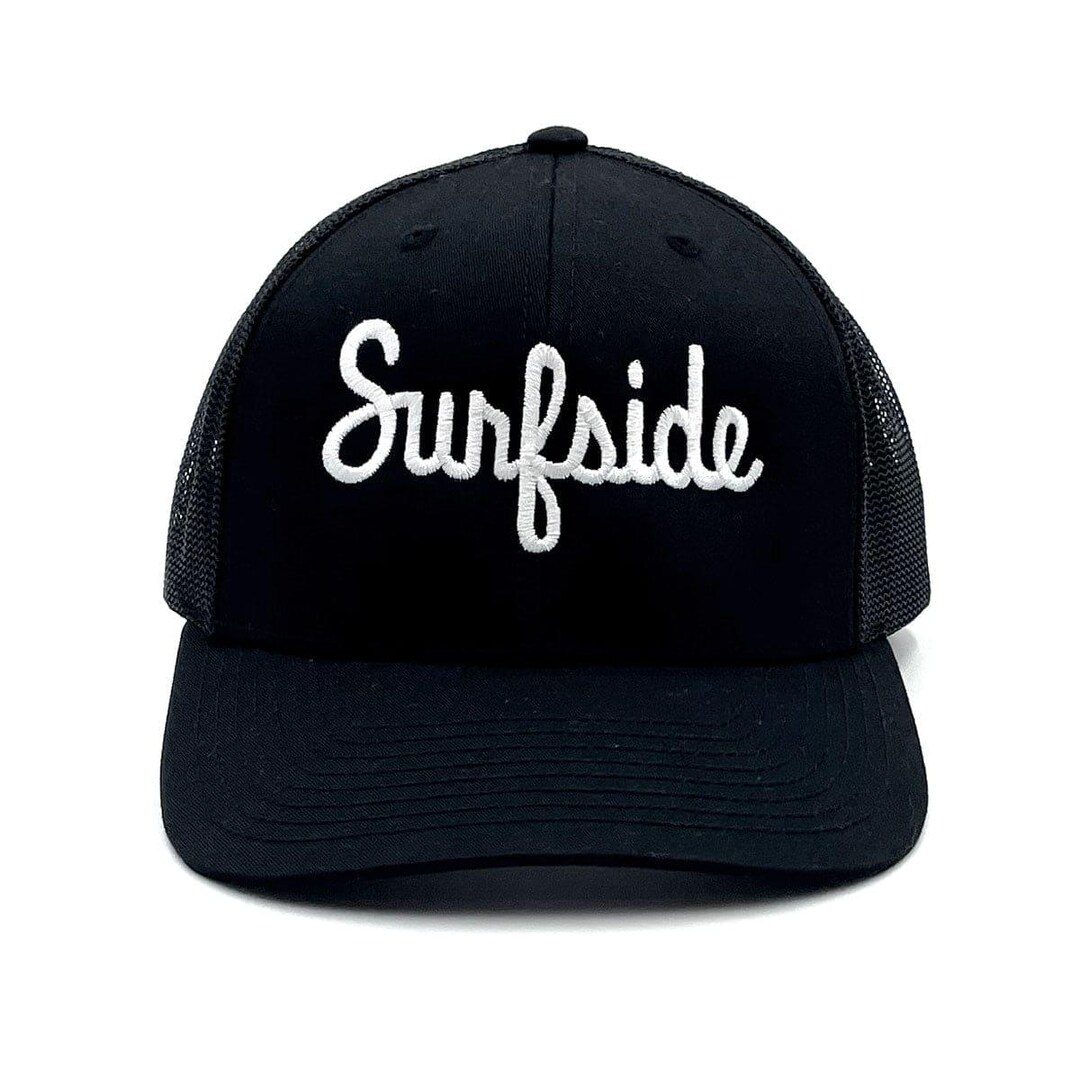 Surfside (script) Trucker Hat - Etsy