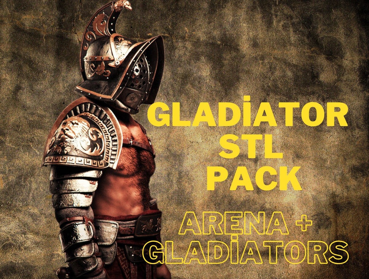 Gladiator 3d Fİgure Stl Pack Arena gladiators and Monsters 5gb - Etsy