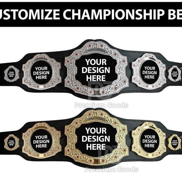 Wrestling Trophy Belt - Etsy