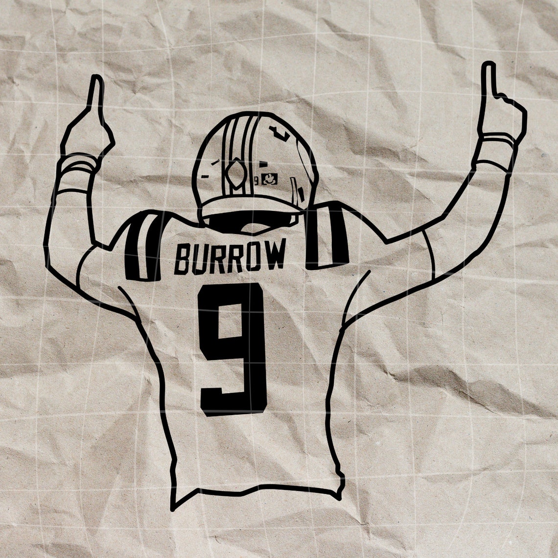 SVG Joe Burrow Svg PNG, Bengals Svg, Joe Burrow Shirt, Joe Burrow Svg ...