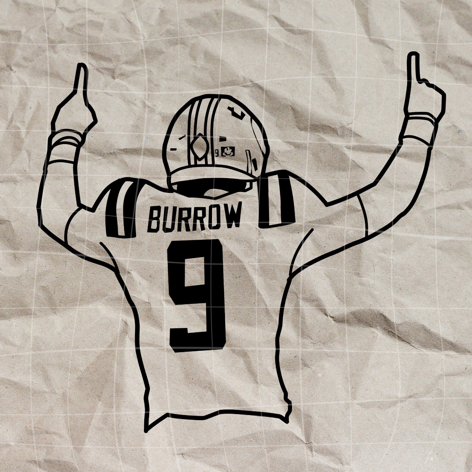 SVG Joe Burrow Svg PNG, Bengals Svg, Joe Burrow Shirt, Joe Burrow Svg ...