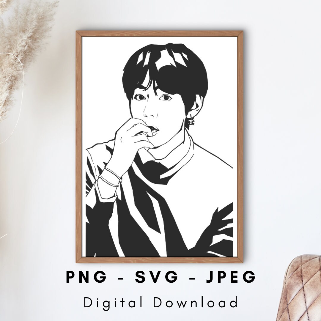 BTS Bts Svg Bts Png Bts Clipart Bts Print Bts Printable - Etsy