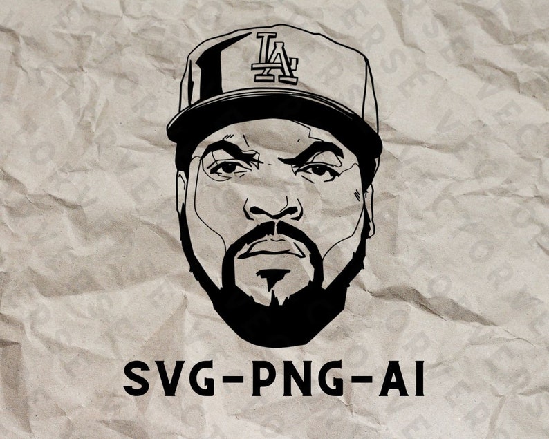 SVG Ice Cube Svg PNG Hip Hop Svg 90s Svg Sublimation - Etsy Israel