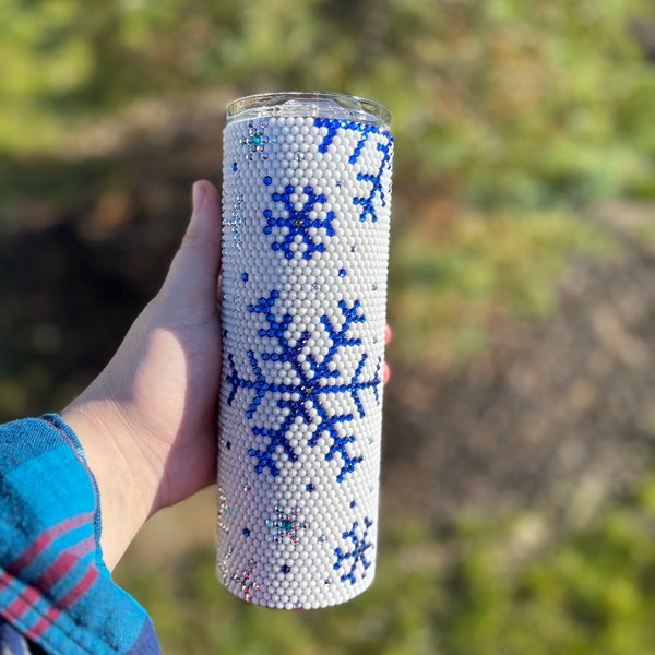 Snowflake Tumbler - Etsy