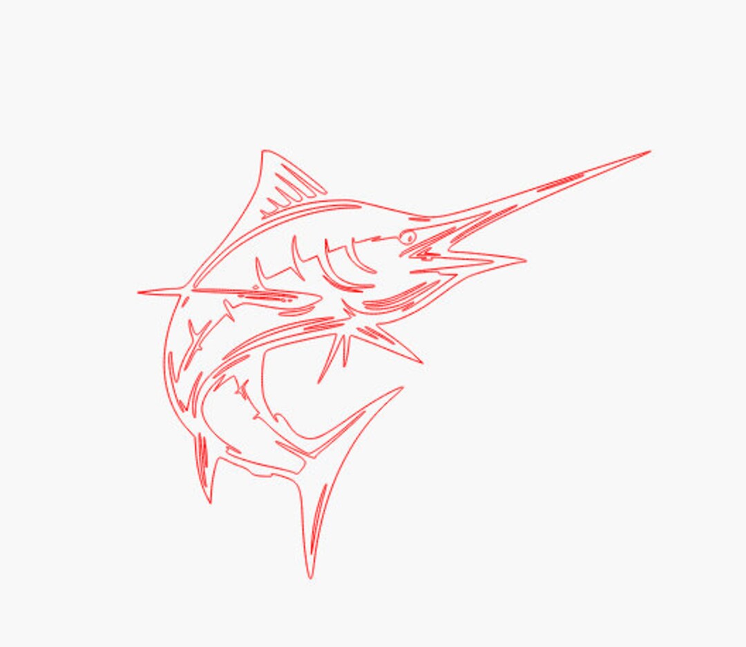 Marlin Dxf - Etsy