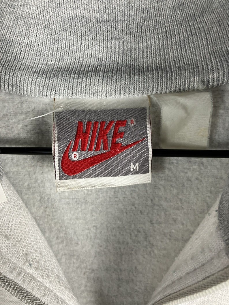 Vintage 1980s Nike Colorblock Zip up Sweatshirt - Etsy