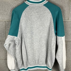 Vintage 1980s Nike Colorblock Zip up Sweatshirt - Etsy