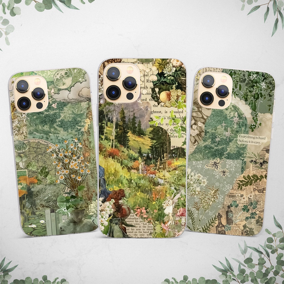 Fairycore Paper Collage Phone Case Fit for Pixel 9 Pro 8 7 6 5A for ...