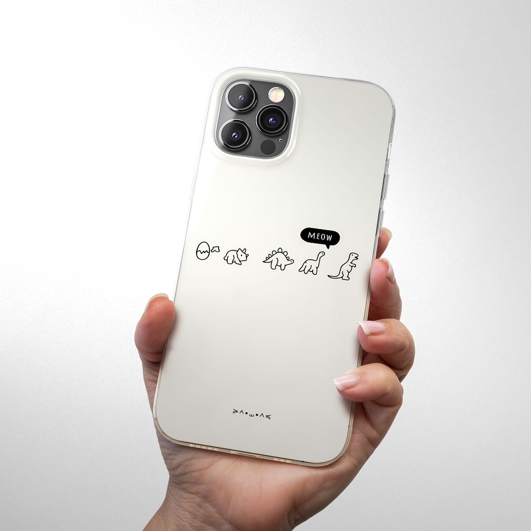 Cute Dino Phone Case Dinosaur Cover Fit for iPhone 16 15 Pro 14 13 12 ...