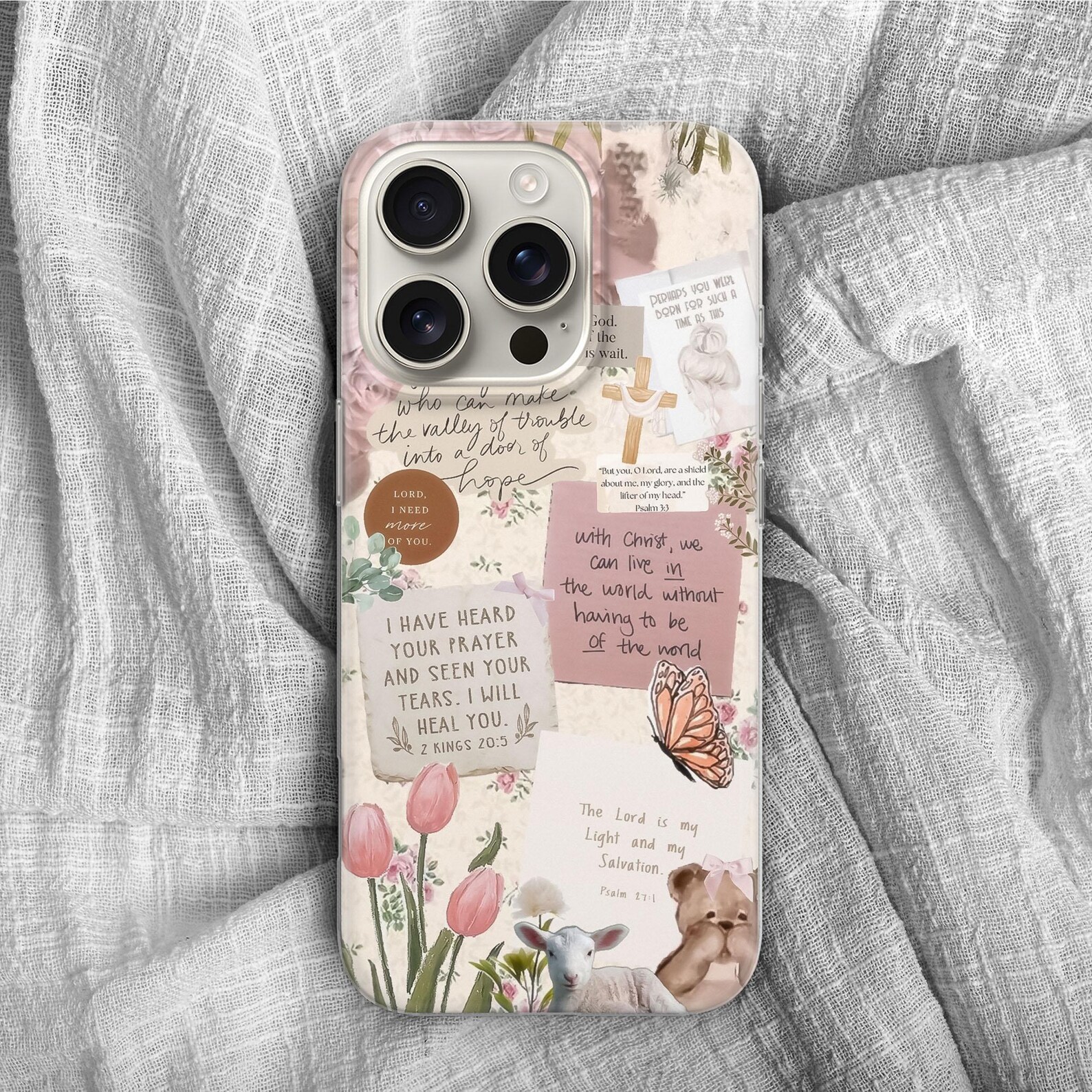 Aesthetic Christian Phone Case Bible Verse Cover Fits Samsung S25 Ultra ...