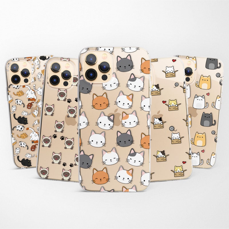 Cute Cats iPhone Case - Etsy