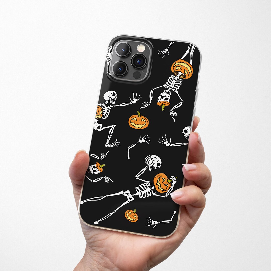 Skeleton Halloween Skull Spooky Phone Case Fits Samsung S23 - Etsy