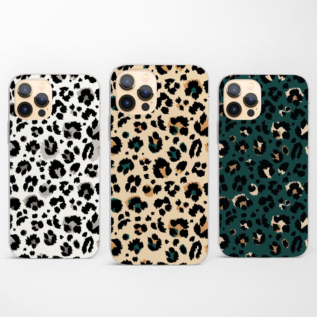Leopard Print Animal Cheetah Phone Case Fit for iPhone 16 15 Pro 14 13 ...