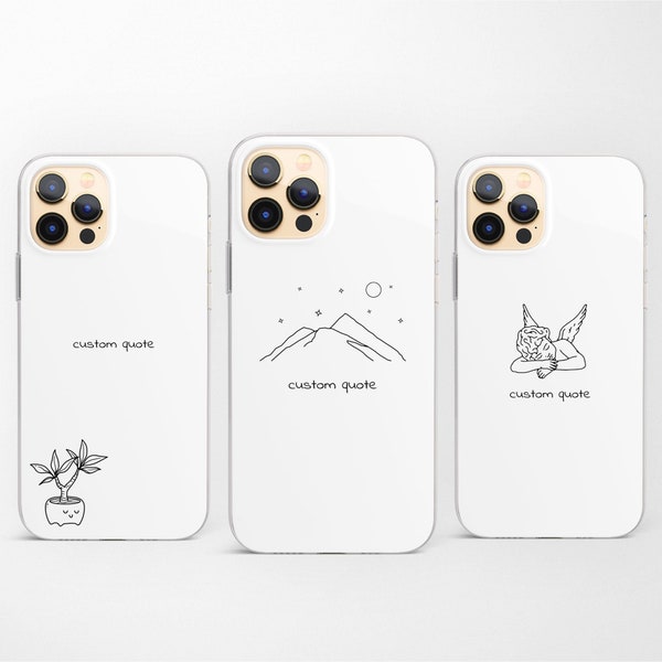 iPhone Case Line Drawing - Etsy