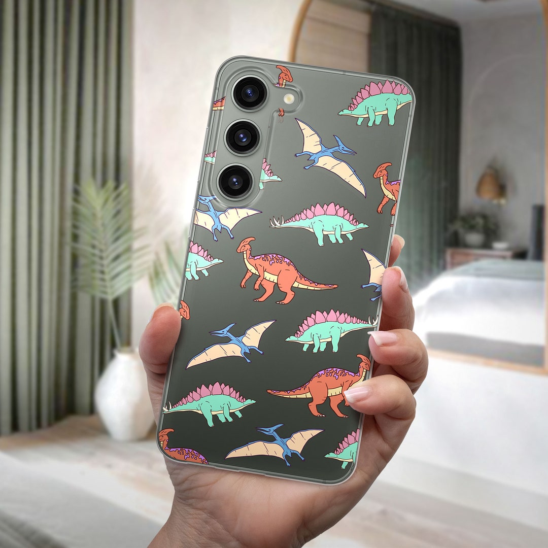 Retro Dinosaur Vintage Dino Phone Case Fits Samsung S25 S24 S23 Ultra ...