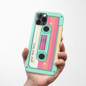 Personalized Cassette Tape Phone Case Fits Samsung S24 S23 Ultra S22 ...