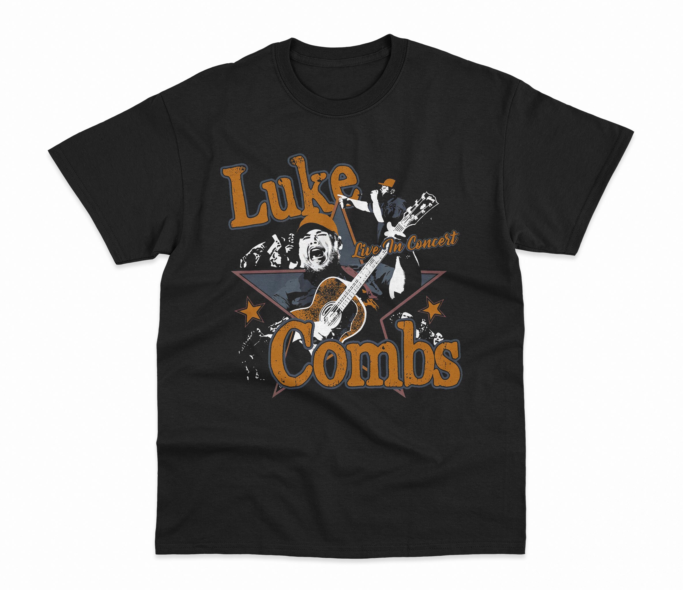Luke Combs Live in Concert T-shirt, Luke Combs Shirt, Luke Combs Tshirt ...