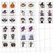 Halloween Themed Printable Memory Matching Games Pumpkin and - Etsy