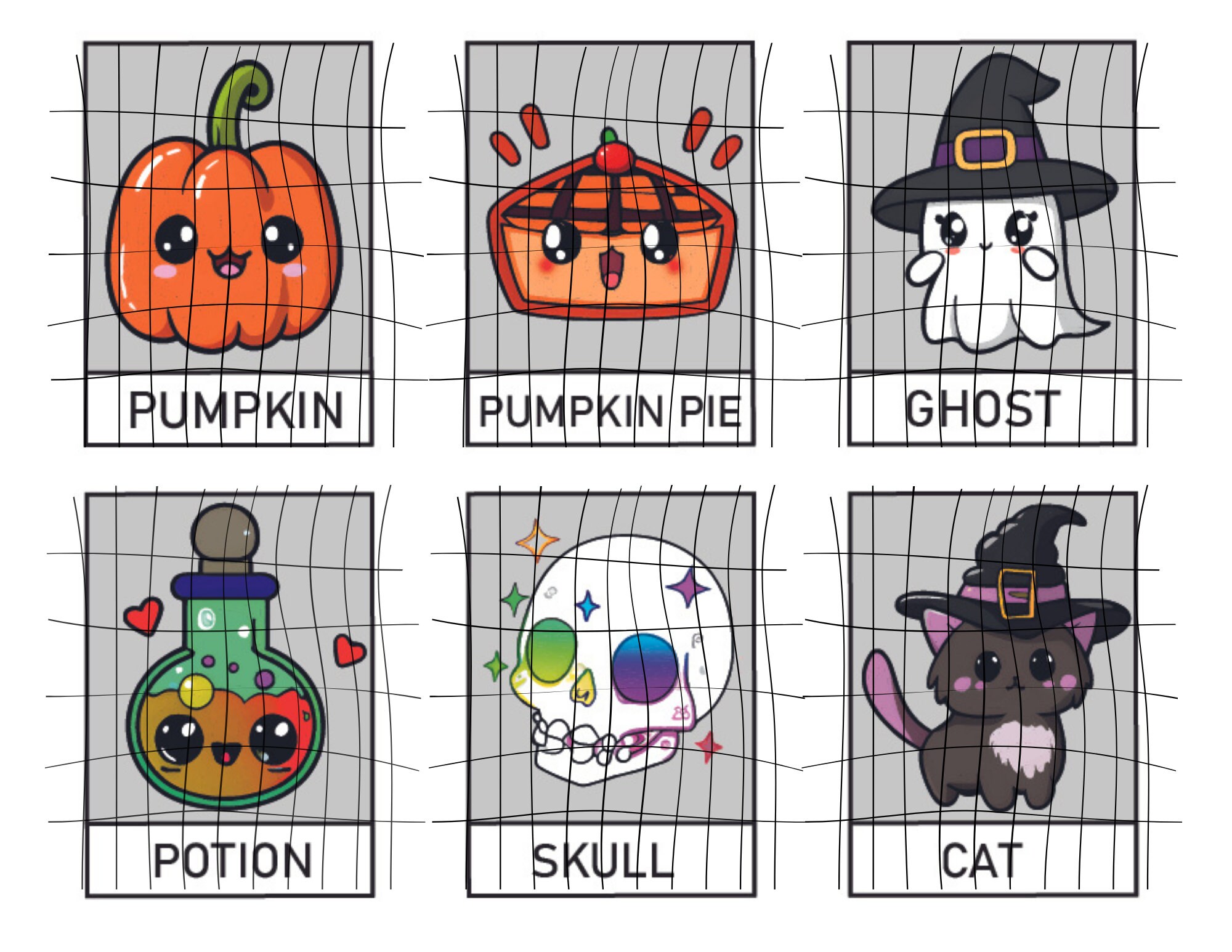 Printable Halloween Who Am I Game Activity for Kids and - Etsy