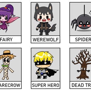 Printable Halloween Who Am I Game Activity for Kids and Family ...