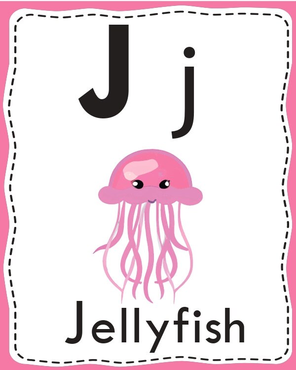 Printable Educational Alphabet Flash Cards, Colorful ABC Flash Cards ...