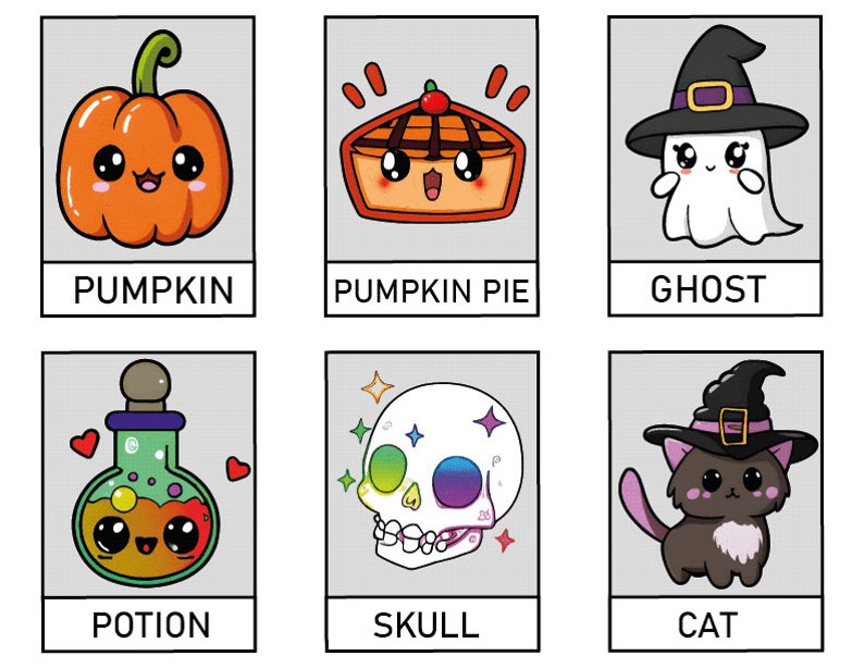Printable Halloween Who Am I Game Activity for Kids and Family ...