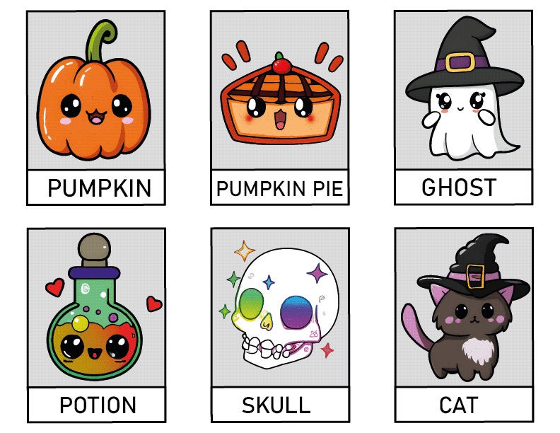 Printable Halloween Who Am I Game Activity for Kids and Family ...