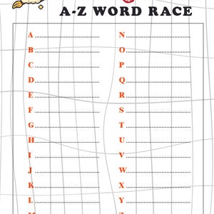 Educational Halloween Themed Printable Word Race and Match and Write ...