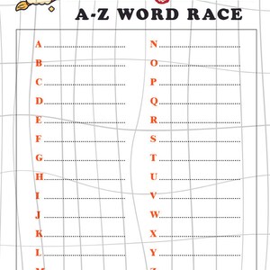 Educational Halloween Themed Printable Word Race and Match and Write ...