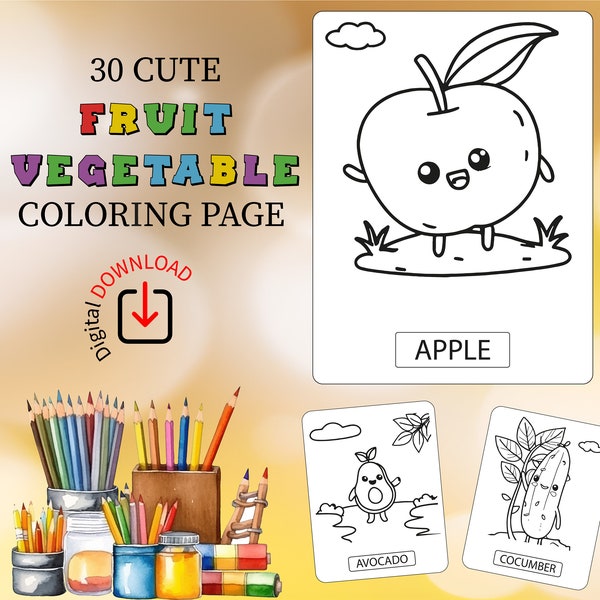 Cute Vegetables - Etsy