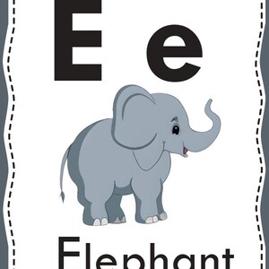 Printable Educational Alphabet Flash Cards, Colorful ABC Flash Cards ...