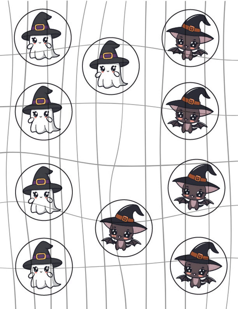 Halloween Themed Printable Tic Tac Toe Game Set Halloween Fun - Etsy