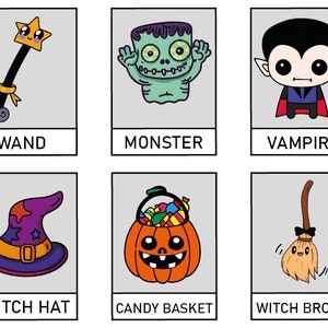 Printable Halloween Who Am I Game Activity for Kids and Family ...