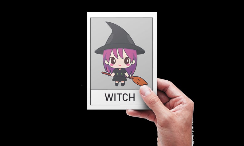 Printable Halloween Who Am I Game Activity for Kids and Family ...