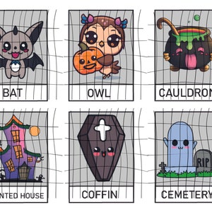 Printable Halloween Who Am I Game Activity for Kids and - Etsy