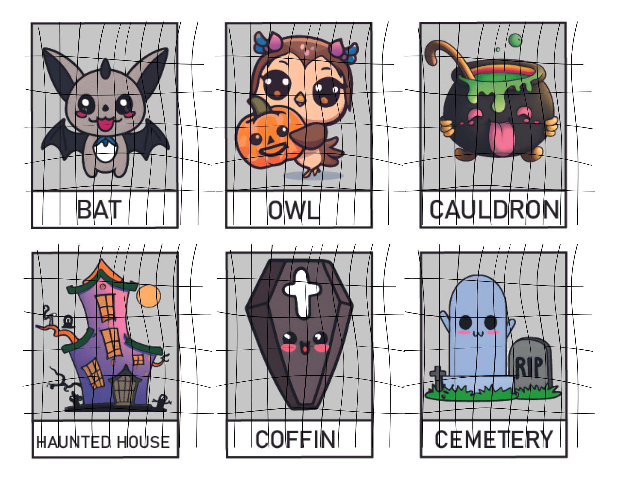 Printable Halloween Who Am I Game Activity for Kids and - Etsy