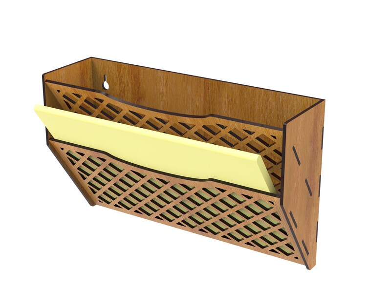 Wall Rack and Magazine Organizer Dxf, Svg Laser Cut Files, Stylish and ...